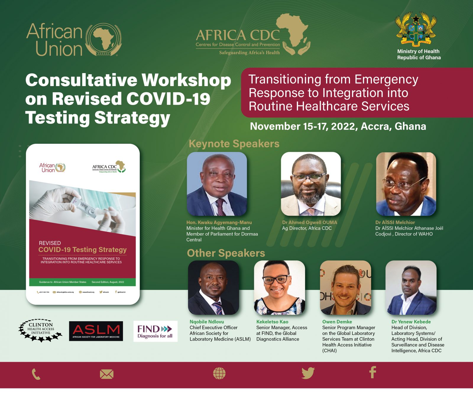 Consultative Workshop on Revised COVID-19 Testing Strategy – Africa CDC