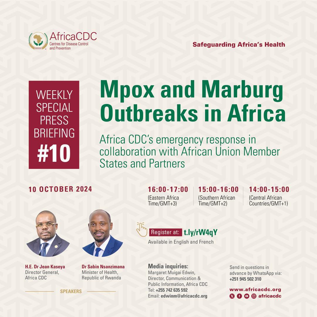 Weekly Special Press Briefing on the Mpox Outbreak and other Health ...