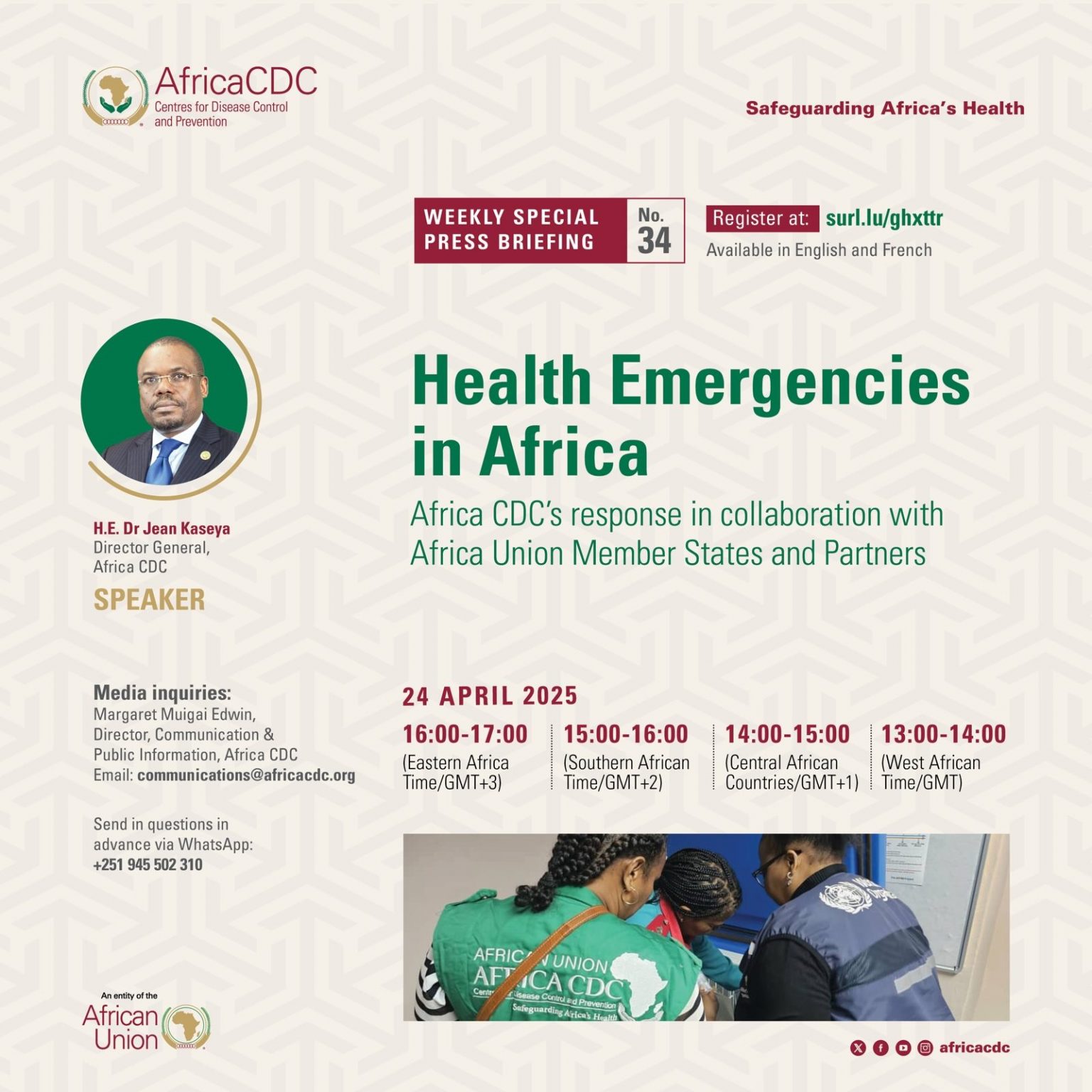 Weekly Special Press Briefing on the mpox Outbreak and other Health ...