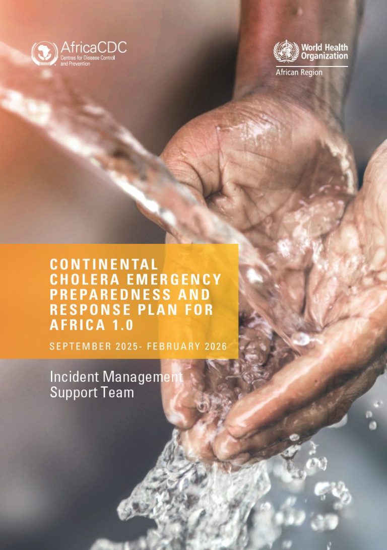 Continental Cholera Emergency Preparedness and Response Plan for Africa 1.0 – Africa CDC