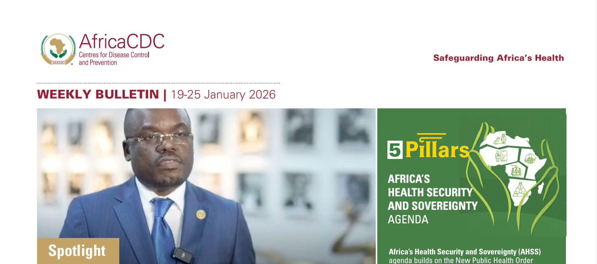 Africa CDC Weekly Brief | 19 - 25 January 2026 – Africa CDC